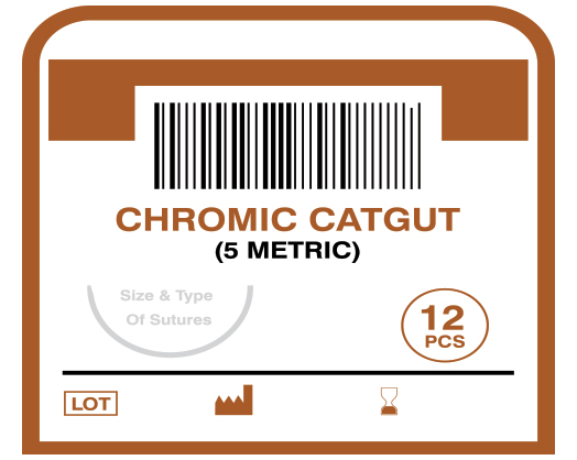 Chromic Surgical Catgut - Crown Healthcare